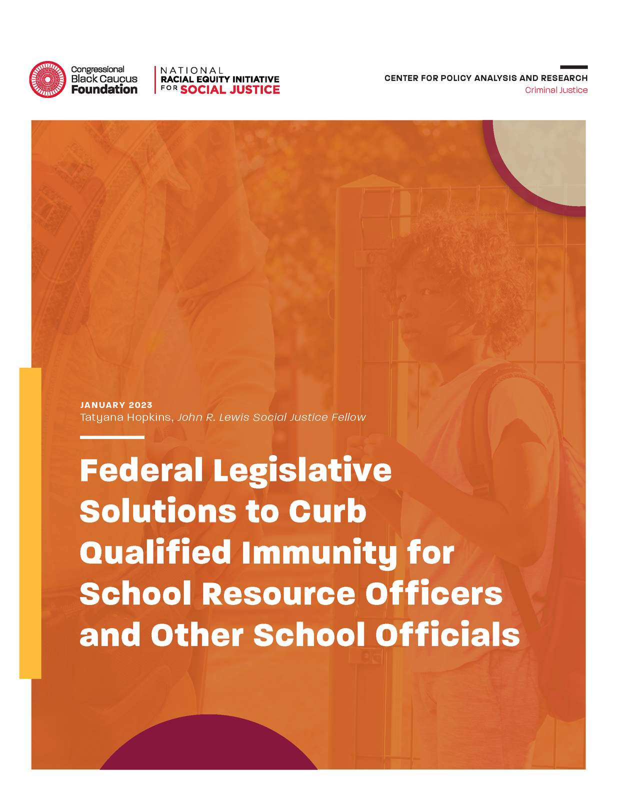 Federal Legislative Solutions to Curb Qualified Immunity for School ...